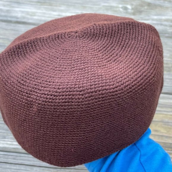 Accessories | Turkish Prayer Cap Hat Round Brown Religious Muslim ...